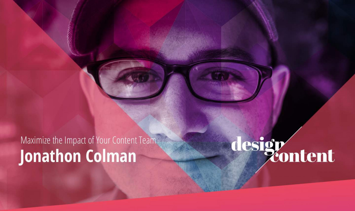An interview with Jonathon Colman | Design & Content Conference 2021 / Online